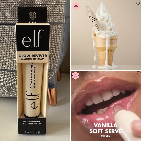 ELF | Makeup | Elf Glow Reviver Melting Lip Balm In Vanilla Soft Serve ...